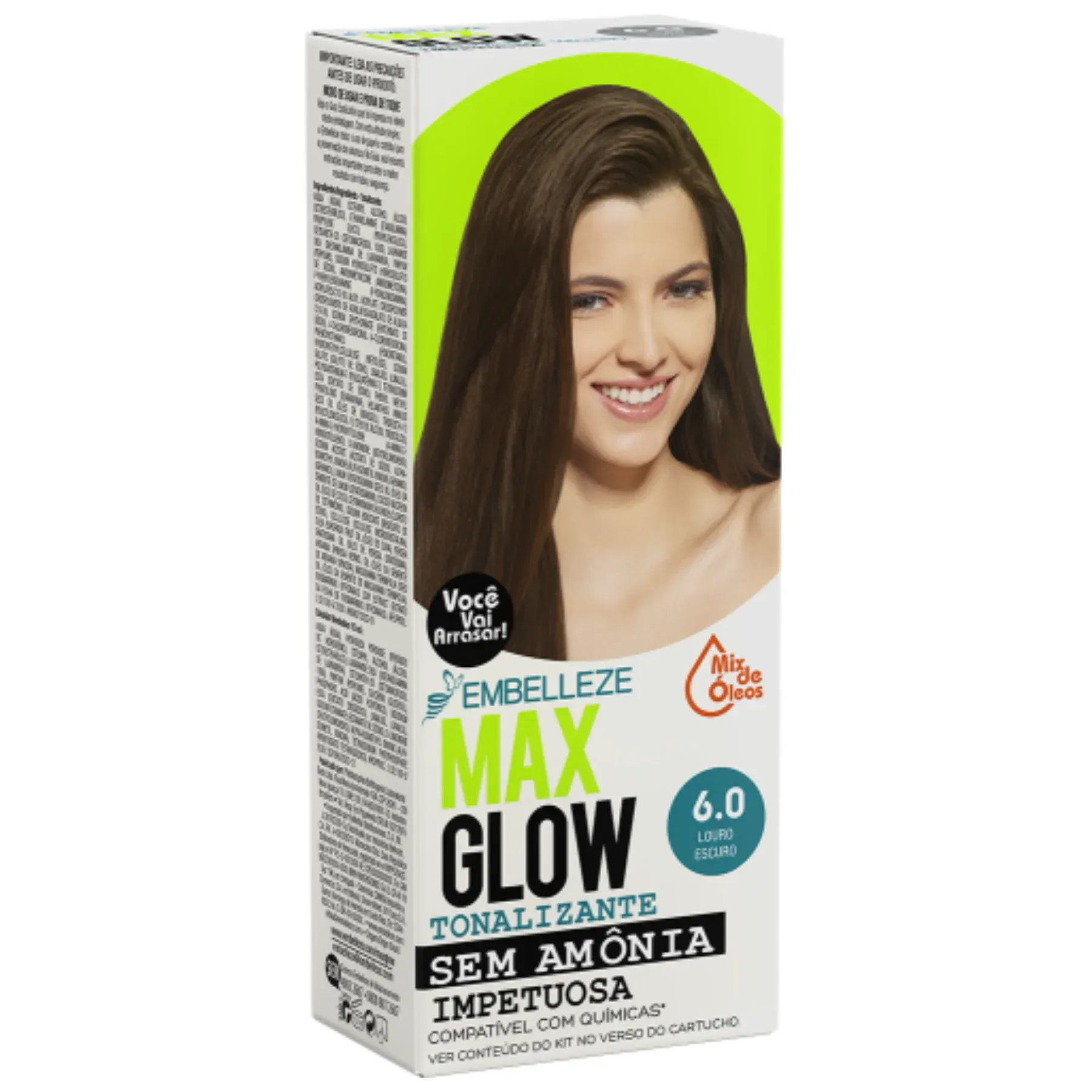 Tonalizante Max Glow 6.0 Louro Esc | IAP Cosméticos - Iap Cosméticos